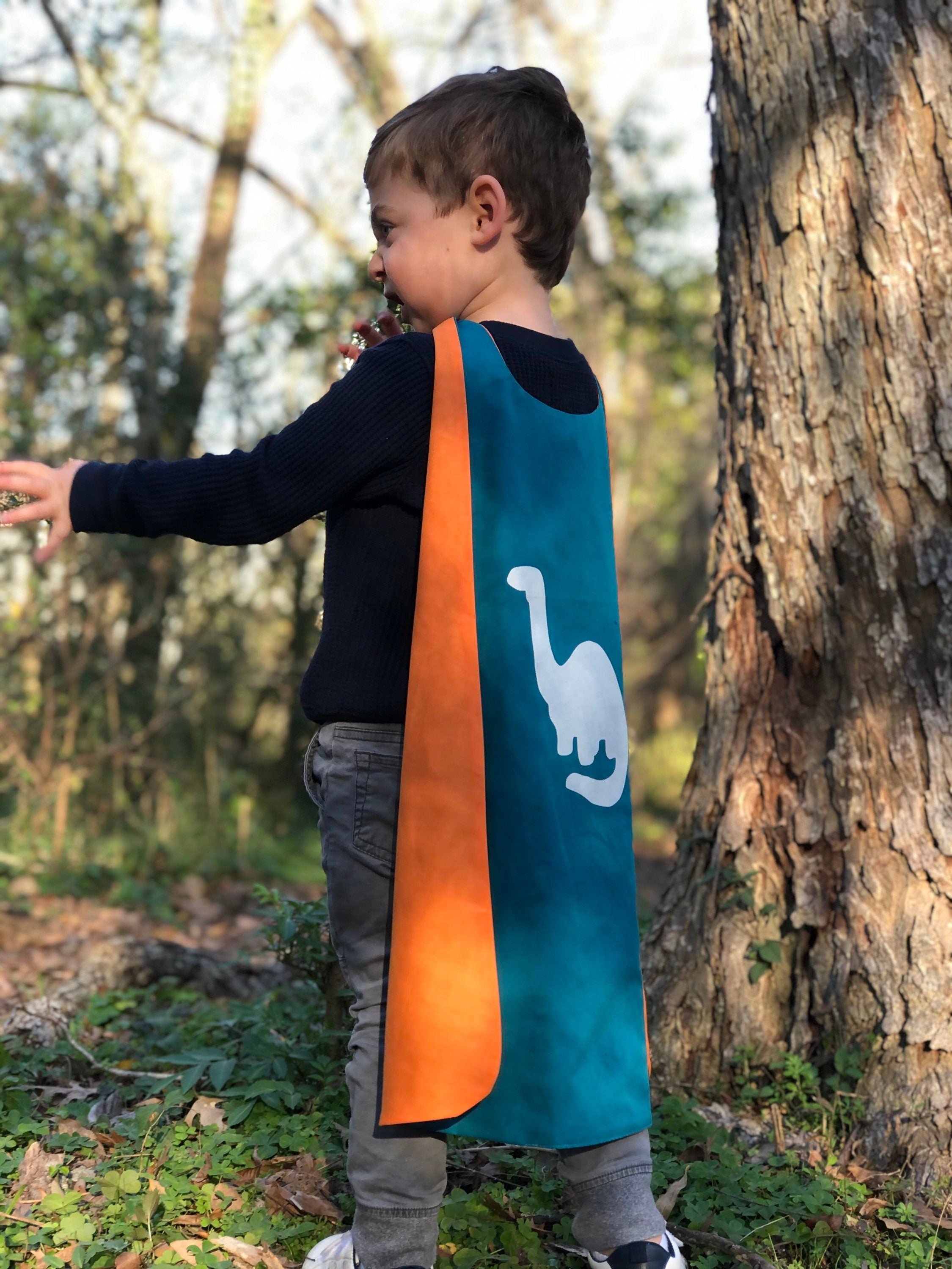 Custom Kid's Dinosaur Cape - Handmade and Reversible – customcapeshop