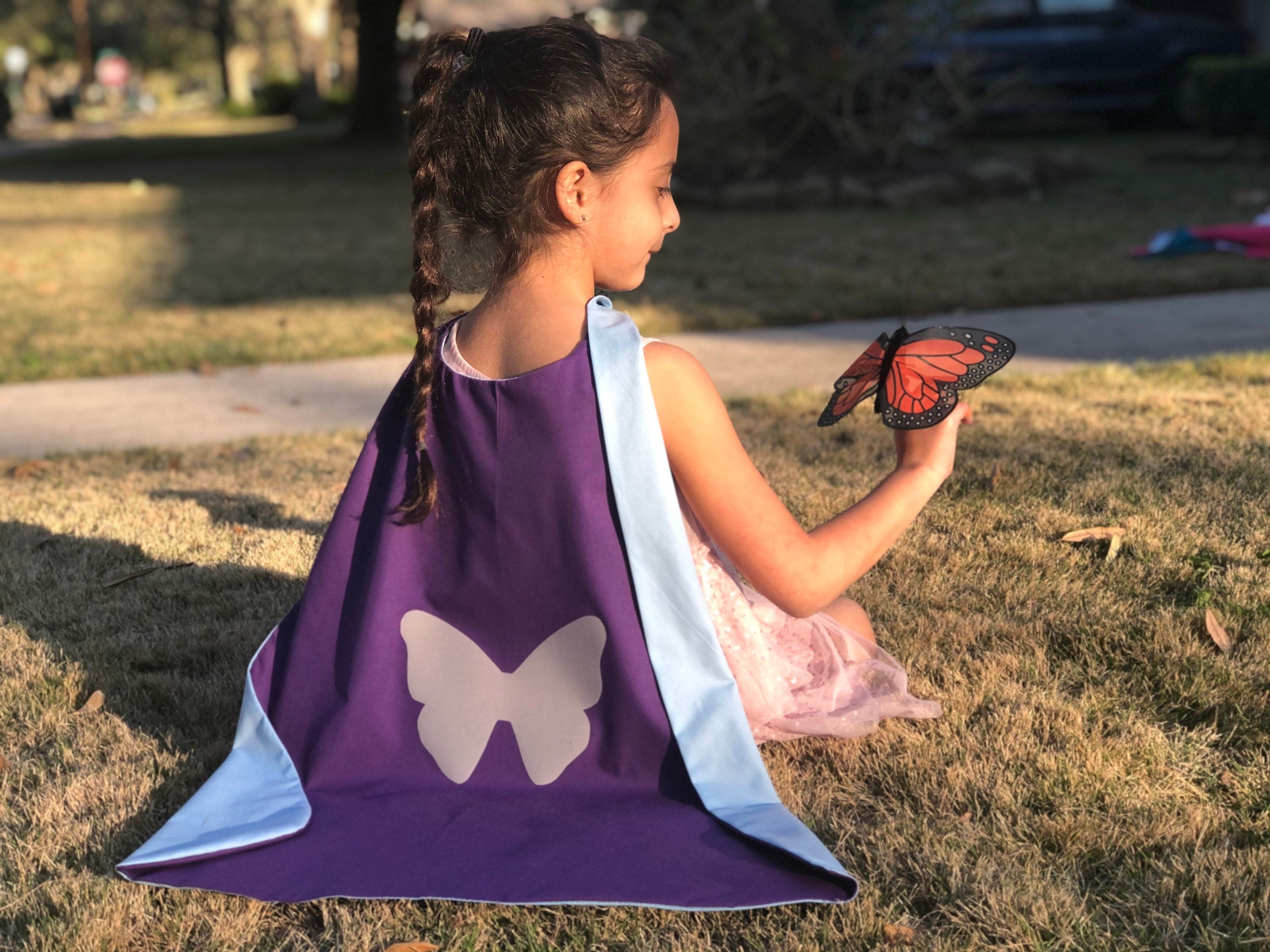Custom Butterfly Cape - Handmade and Reversible – customcapeshop